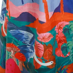 Farm Rio Sleeveless Printed Maxi Dress