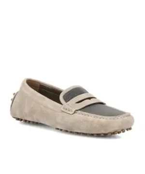 Brunello Cucinelli Embellished Slip-on Loafers