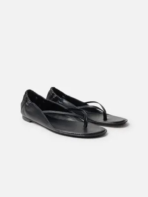 Jacquemus Flat Sandals - Black