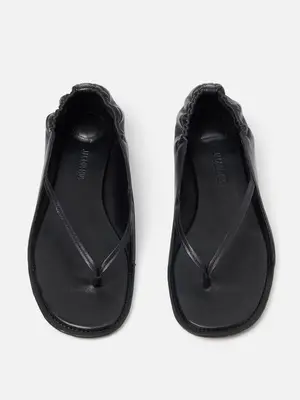 Jacquemus Flat Sandals - Black