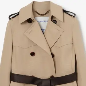 Burberry Long Foxfield Trench Coat - Oat-beige