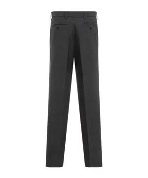 Miu Miu Logo-patch Trousers - Grey