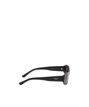 Balenciaga Rectangle Frame Sunglasses - Black