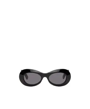 Gucci Gucci Oval Frame Sunglasses Black