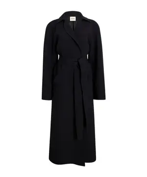 Khaite Long-sleeved Belted Windbreaker