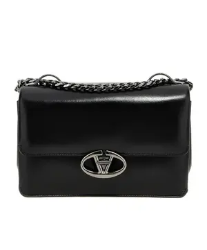 Valentino Garavani Vlogo Plaque Foldover Shoulder Bag