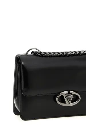 Valentino Garavani Vlogo Plaque Foldover Shoulder Bag