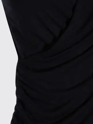 THOM KROM Sleeveless Draped V-neck Top