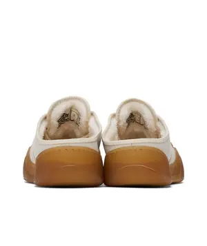 ERL Low Skate Mule Sneakers With Contrast Sole - Brown