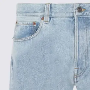 Valentino Garavani Logo Patch Straight Leg Jeans
