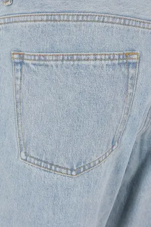Valentino Garavani Logo Patch Straight Leg Jeans