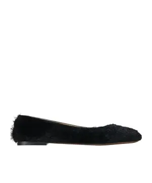 THE ROW Square Block Heeled Ballet Flats - Black