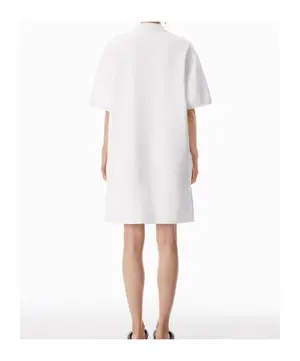 Alexander Wang Oversized Polo Dress - White