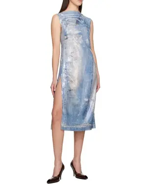 Acne Studios Sleeveless Sequined Denim Dress
