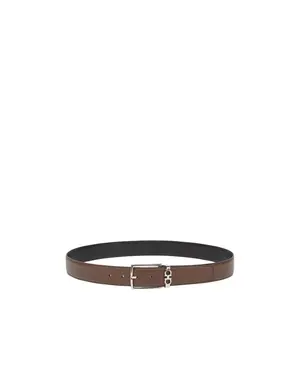 FERRAGAMO Double-sided Gancini Belt - Black