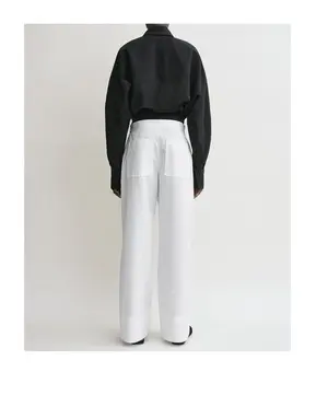 TOTEME Asymmetrical Wrap Blouse With Batwing Sleeves - Black