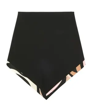 Emilio Pucci High Waist Triangle Midi Skirt