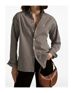 Polo Ralph Lauren Striped Button-up Shirt With Lapel Collar - Multicolor