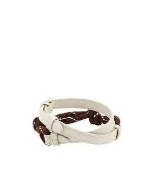 Miu Miu Knotted Leather Anklet