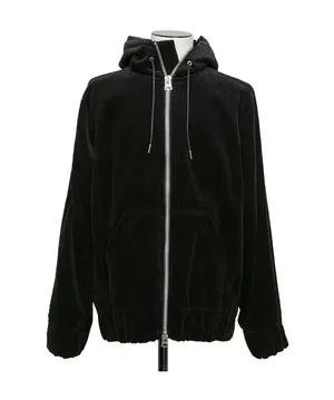 Sacai Zip-up Corduroy Hoodie Jacket