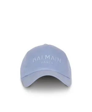 Balmain Paris Logo Baseball Cap - Blue