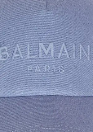 Balmain Paris Logo Baseball Cap