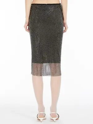 Sportmax Embellished A-line Midi Skirt