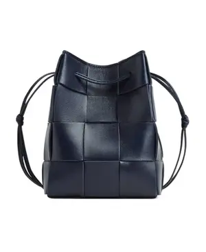 Bottega Veneta Small Rope Bucket Shoulder Bag - Blue