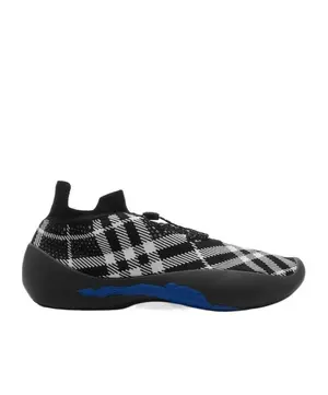 Burberry Checked Neptune Sneakers - Eclipse