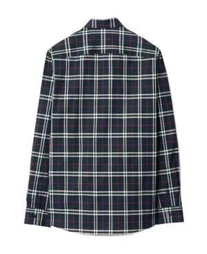 Burberry Simpson Checked Long Sleeved Shirt