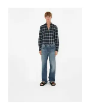 Burberry Simpson Checked Long Sleeved Shirt