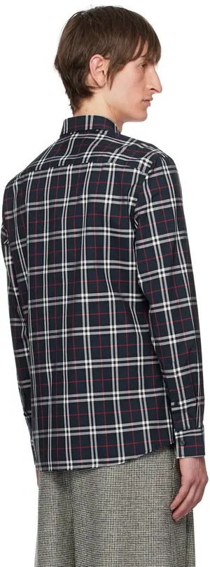 Burberry Simpson Checked Long Sleeved Shirt