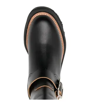 Sacai Buckle Detailed Engineer Boots