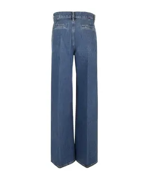 FRAME Wide-leg Jeans - Blue