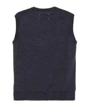 MAISON MARGIELA V-neck Knitted Vest