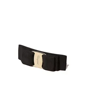 FERRAGAMO Vara Bow Hair Clip - Black