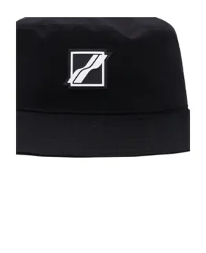 We11Done Logo Bucket Hat - Black
