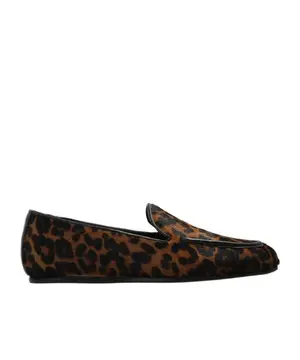 STUART WEITZMAN Leopard Print Loafers