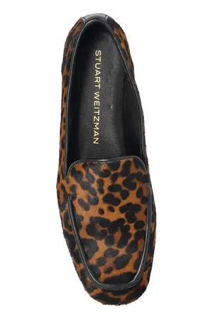 STUART WEITZMAN Leopard Print Loafers