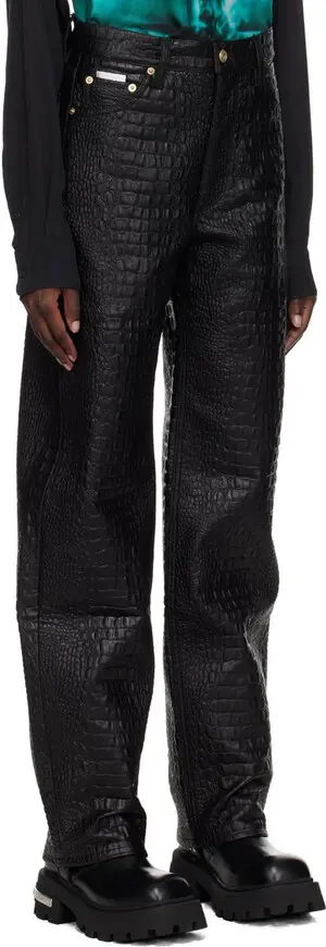 Eytys Embossed Straight Leg Pants