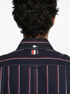 Thom Browne Sleeveless Striped Shirt Dress