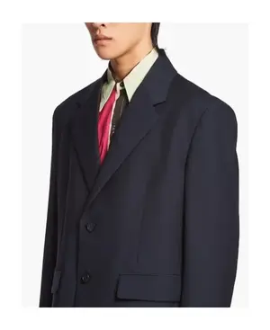 Prada Single-breasted Wool And Mohair Jacket