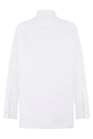 MAISON MARGIELA Buttoned Fringed Shirt - White