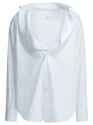 MAISON MARGIELA Buttoned Fringed Shirt - White