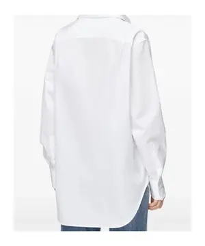 MAISON MARGIELA Buttoned Fringed Shirt - White