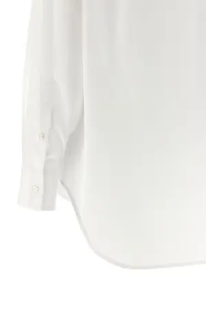 MAISON MARGIELA Buttoned Fringed Shirt - White