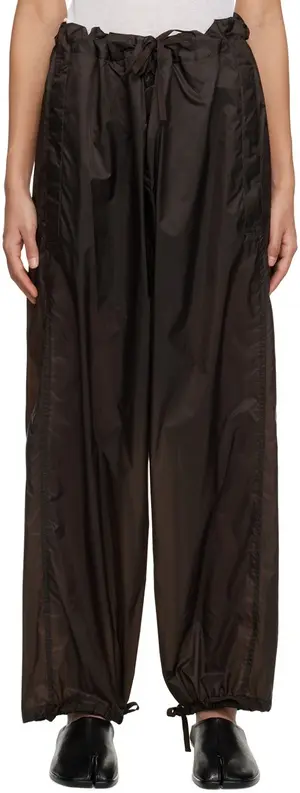 MAISON MARGIELA Wide Leg Drawstring Cuff Trousers