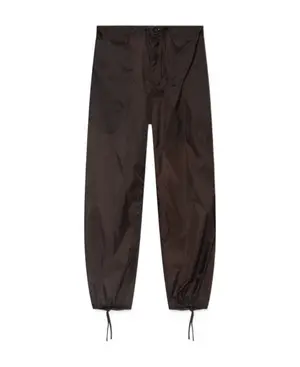 MAISON MARGIELA Wide Leg Drawstring Cuff Trousers - No
