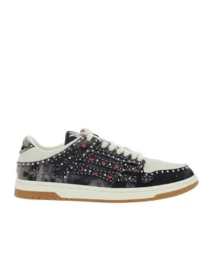 Amiri Embellished Low Top Sneakers - Black