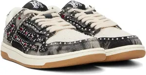 Amiri Embellished Low Top Sneakers - Black